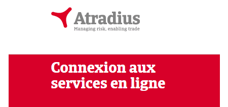 Atradius connexion: Accès aux poratils de gestions en ligne